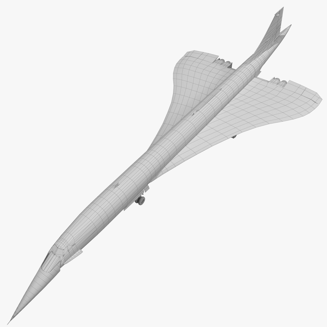 3D Concorde Passenger - TurboSquid 1253160