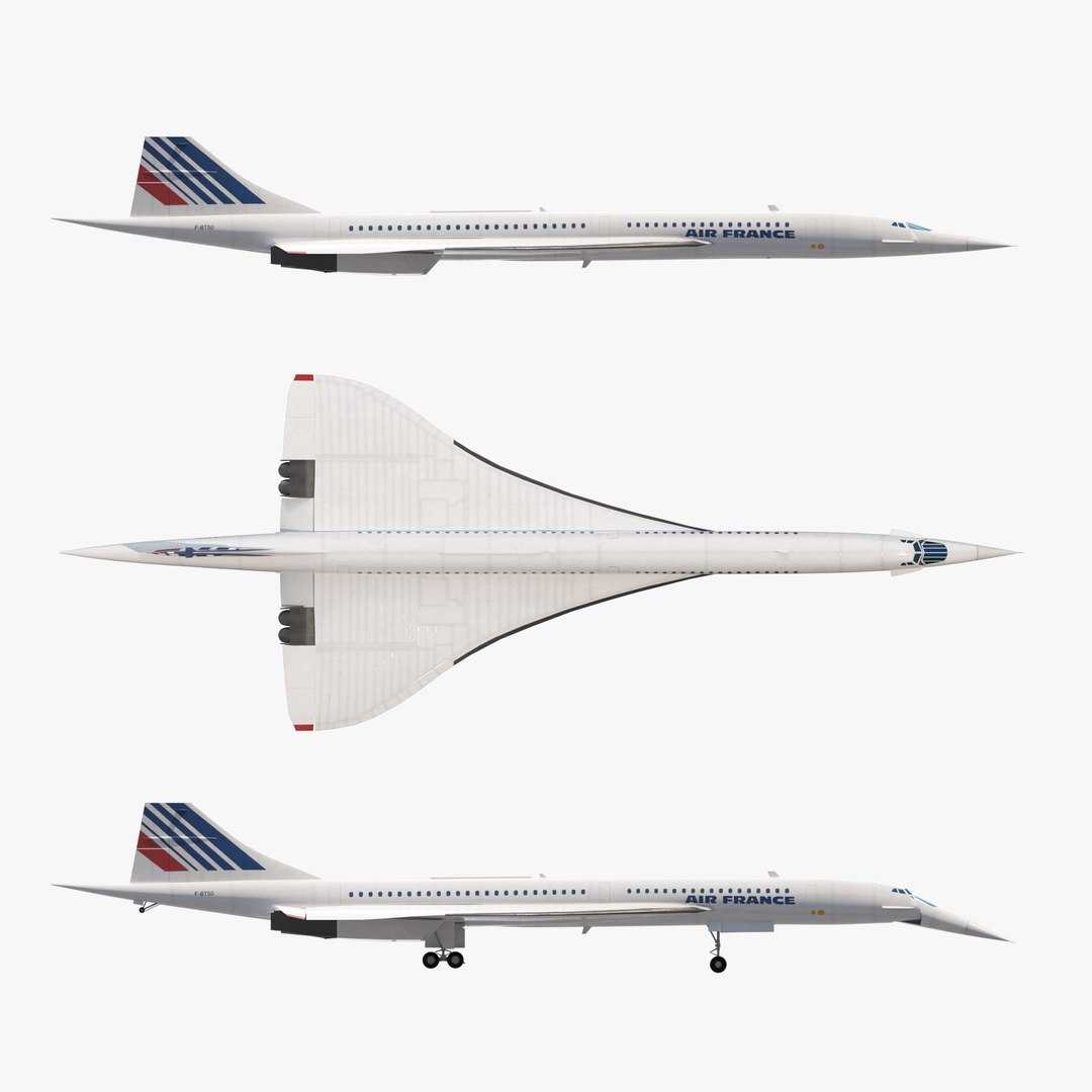 3D Concorde Passenger - TurboSquid 1253160