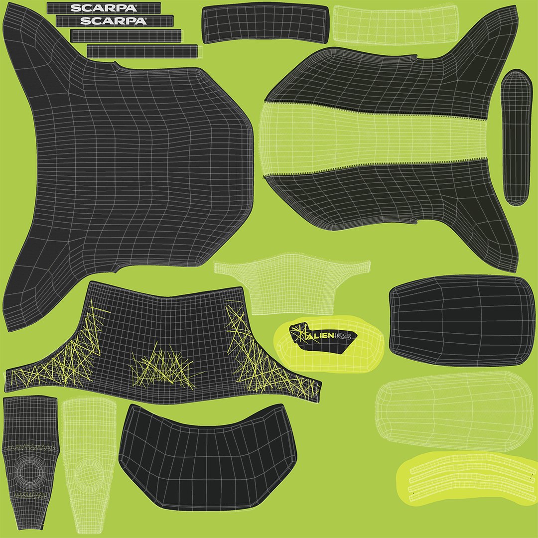 3D ski boots model - TurboSquid 1260751