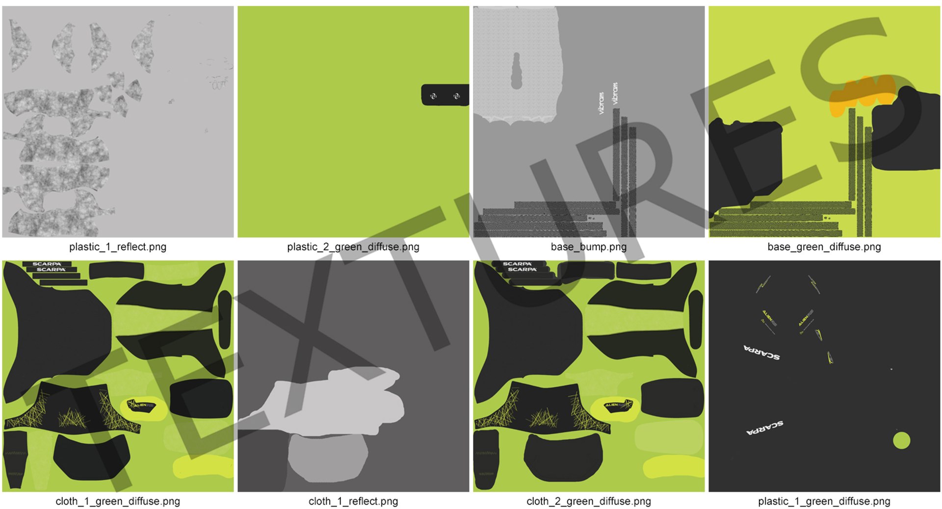 3D ski boots model - TurboSquid 1260751