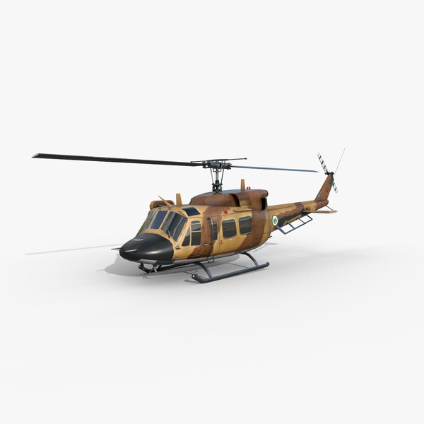 modelo 3d Helicóptero B212 de Arabia Saudita - TurboSquid 2189046