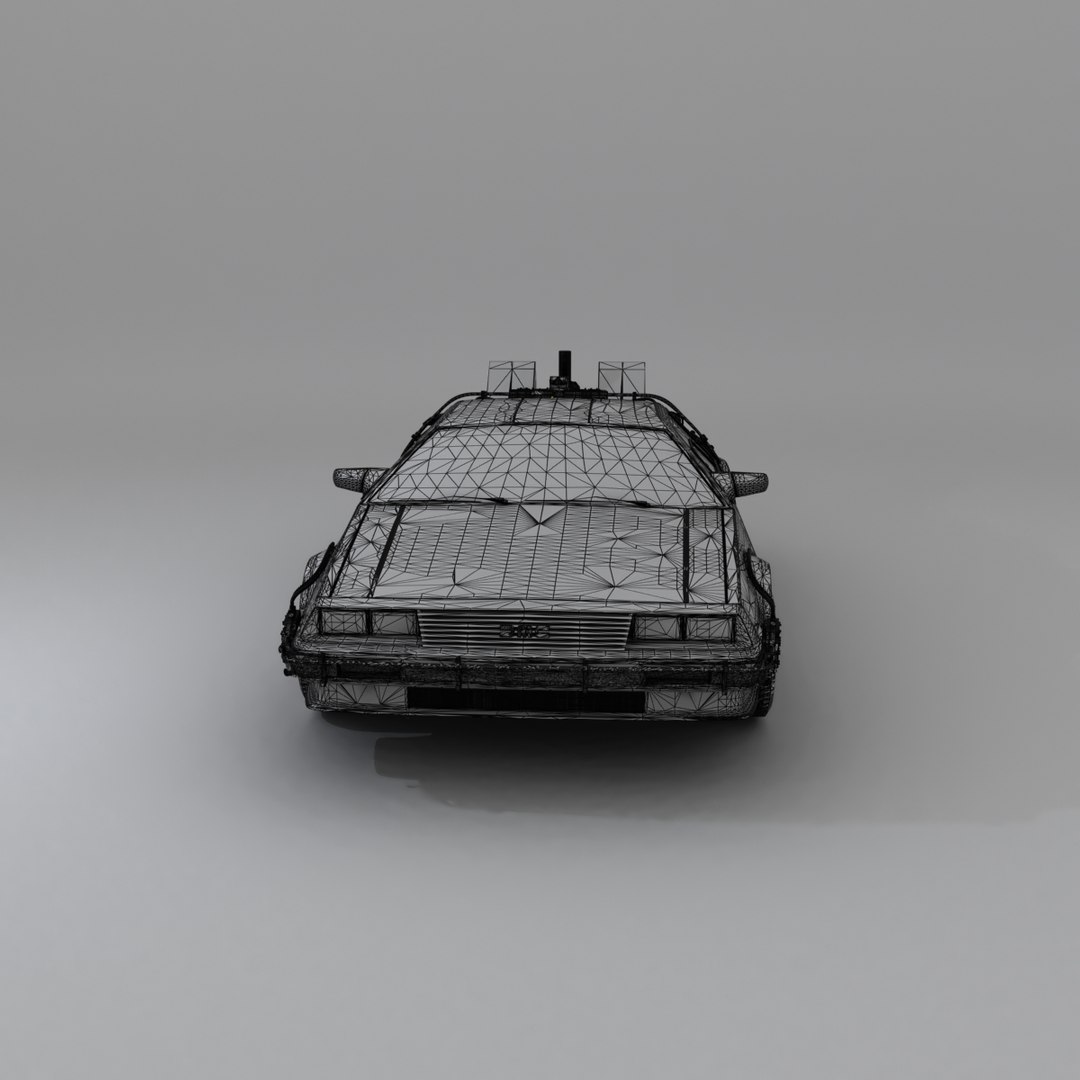 3D delorean dmc 12 - TurboSquid 1490591