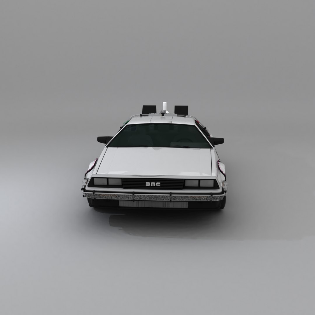 3D delorean dmc 12 - TurboSquid 1490591
