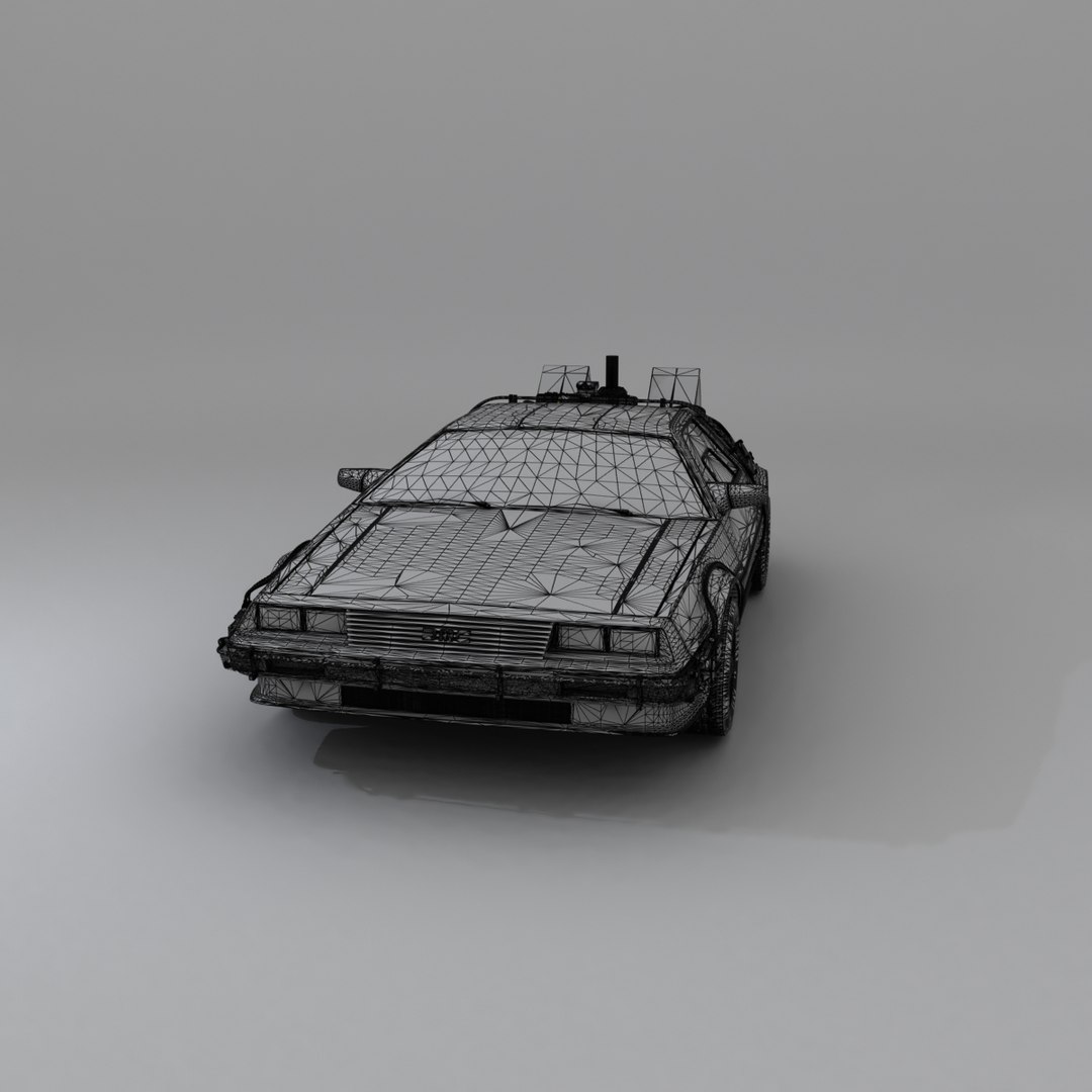 3D delorean dmc 12 - TurboSquid 1490591