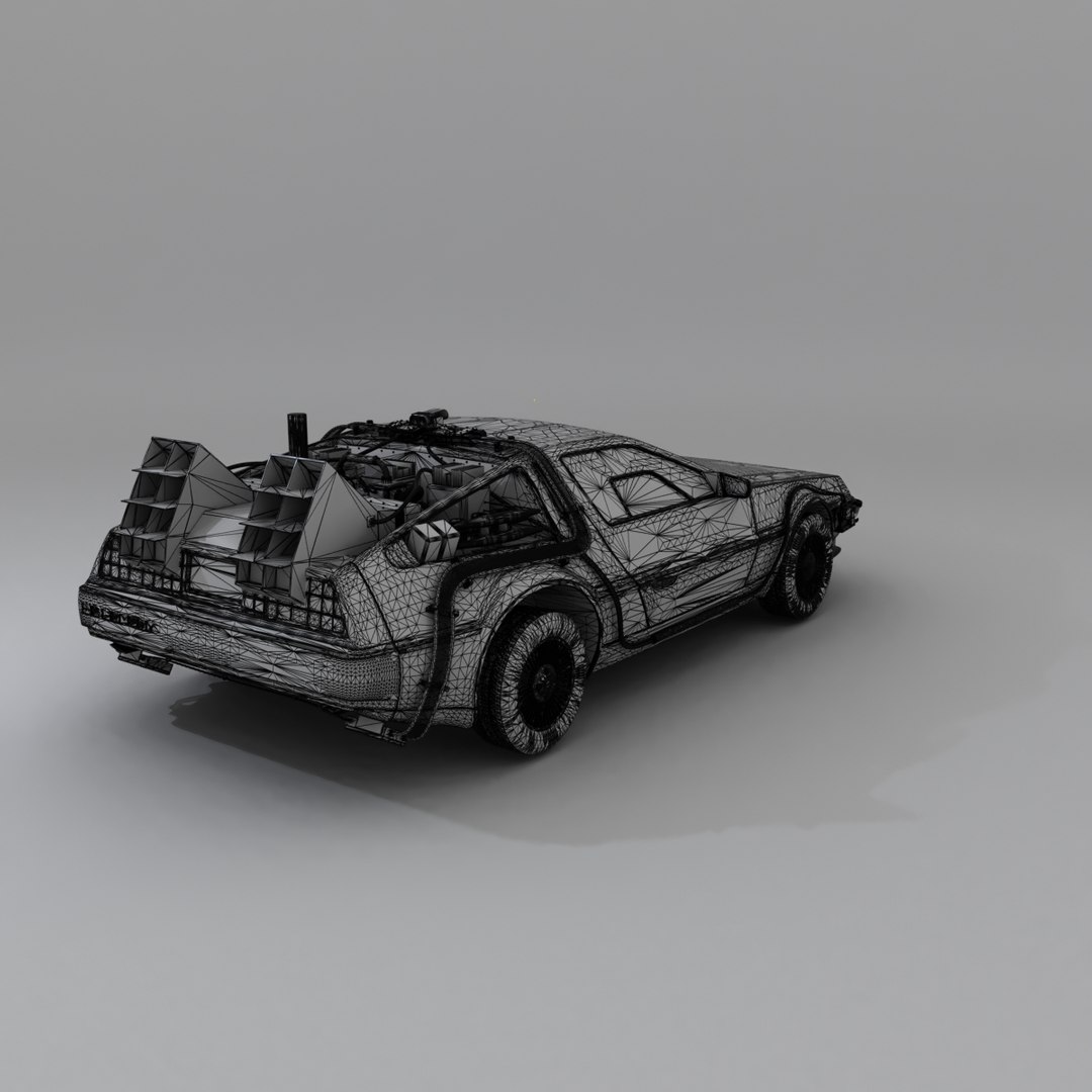 3D delorean dmc 12 - TurboSquid 1490591
