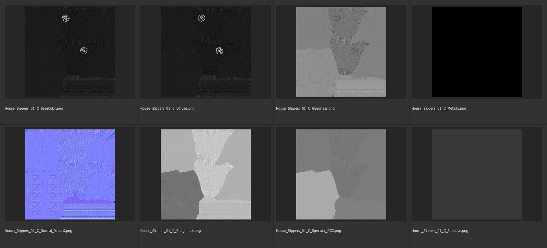 3D realistic house slippers - TurboSquid 1557696