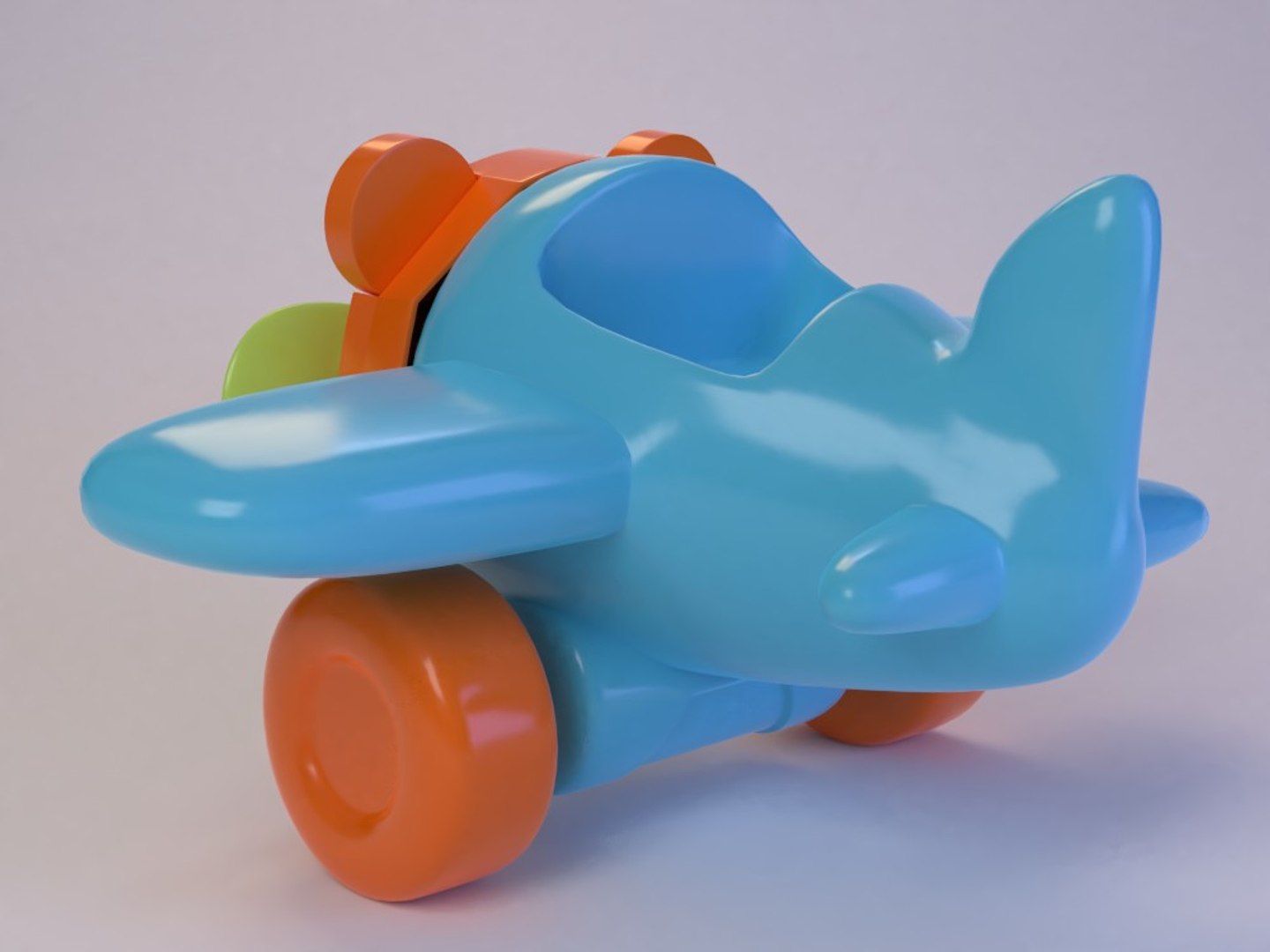 Cute Toy Plane 3D Model - TurboSquid 1542649