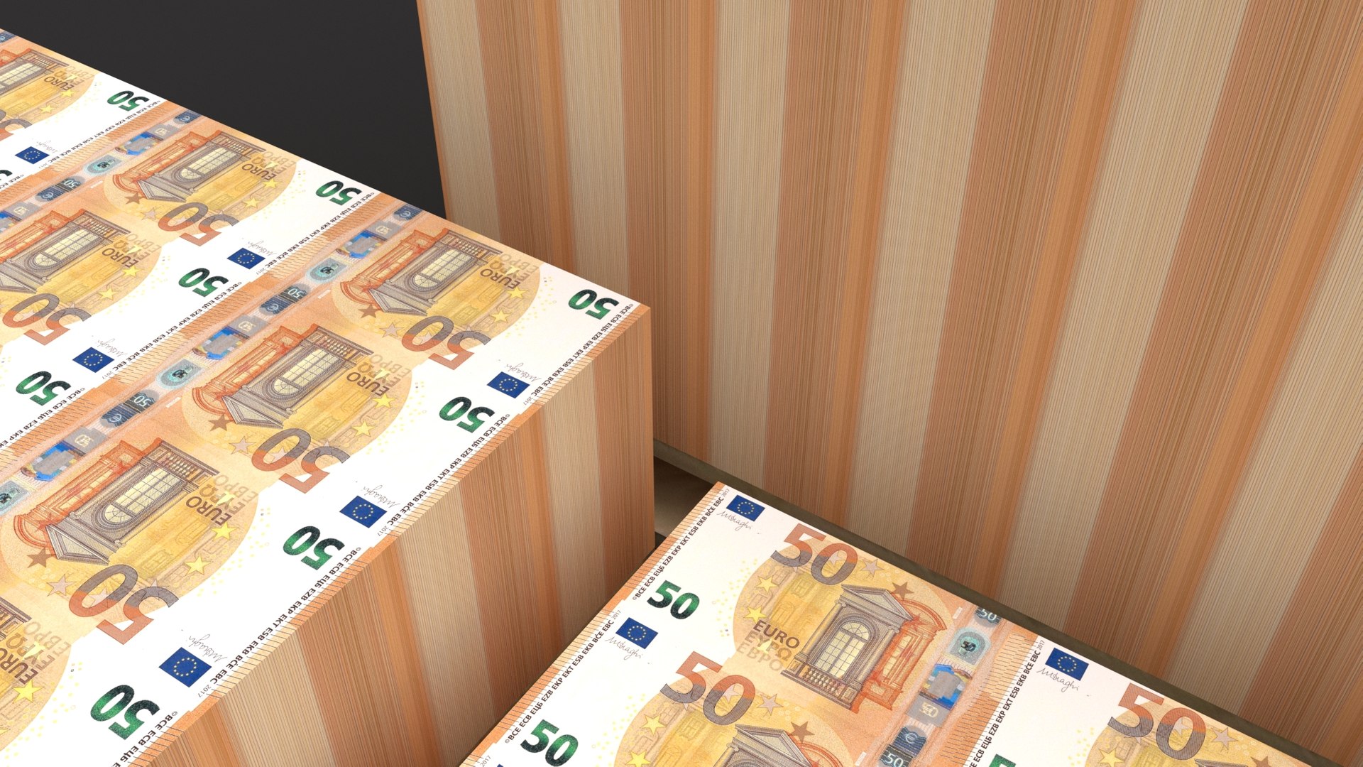50 Euro Banknotes Pallet 3D Model - TurboSquid 1814357