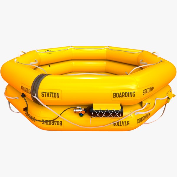 modelo 3d Emergency Raft - TurboSquid 2052409