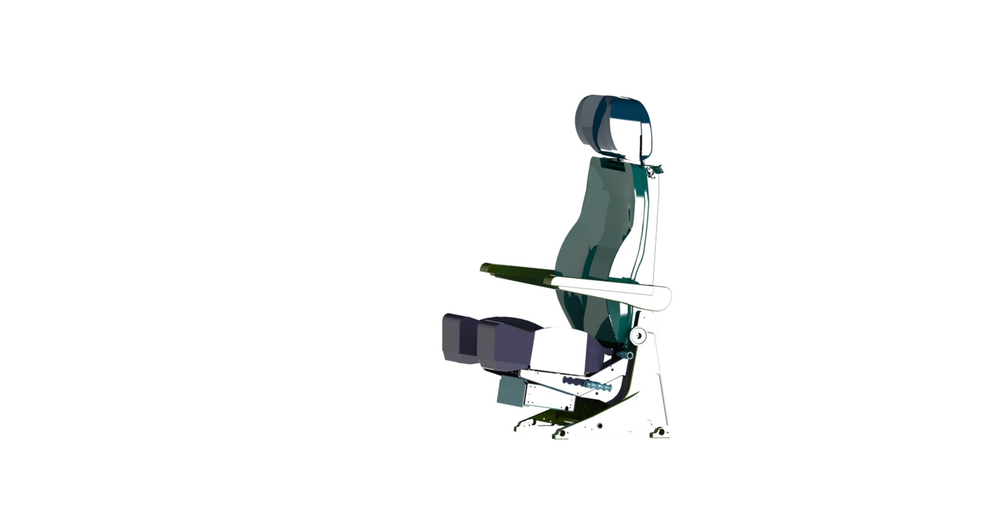 Aircraft Pilot Seat Model - TurboSquid 1290756