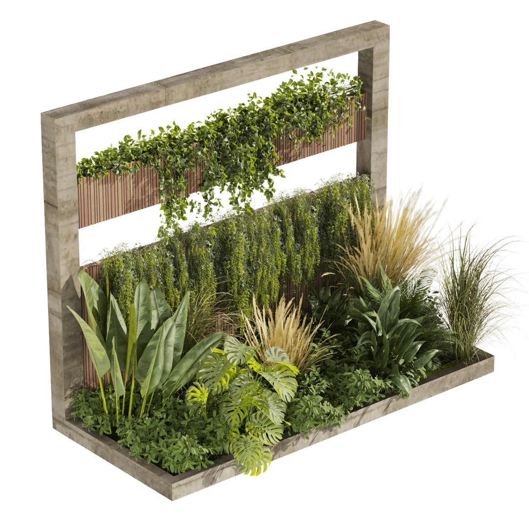 3D Collection Plant Vol 484 - Garden - Palm - Grass - Leaf - 3dsmax ...