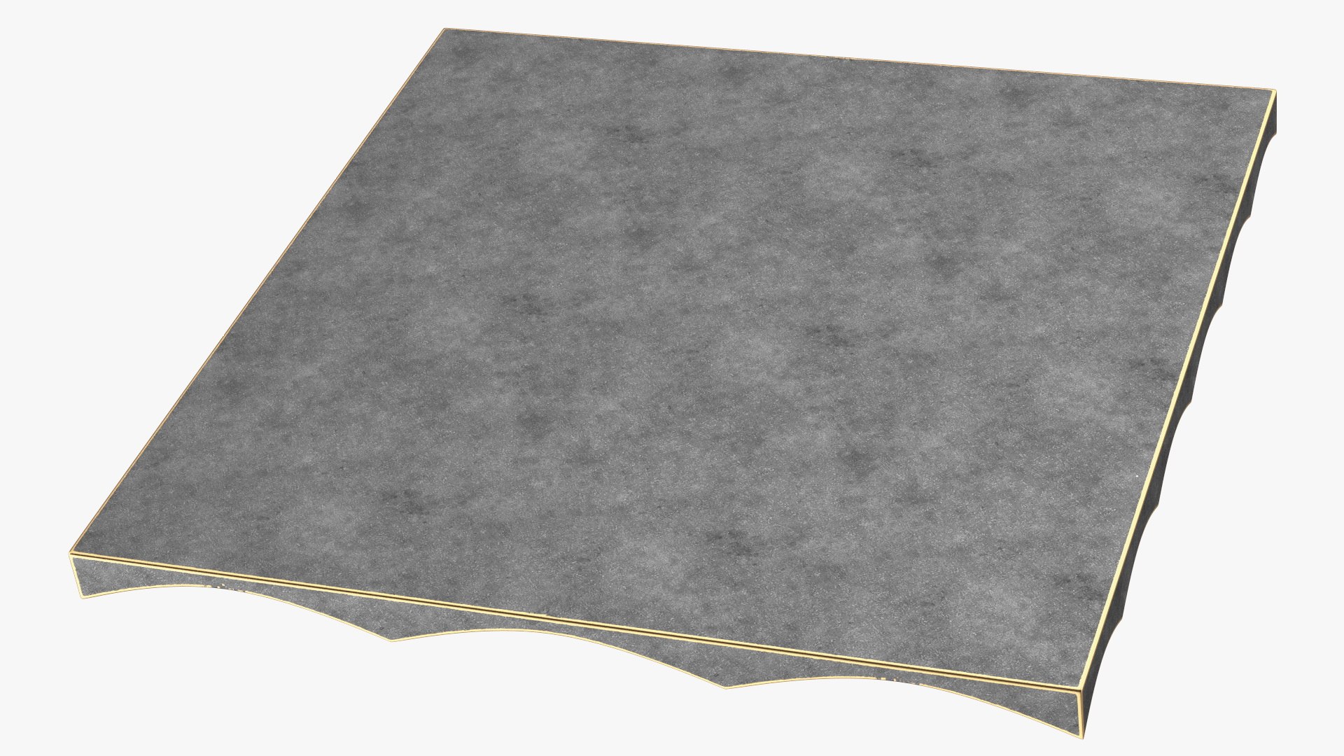 3D Wall Panel Half Pipe Metal 3D - TurboSquid 1907960