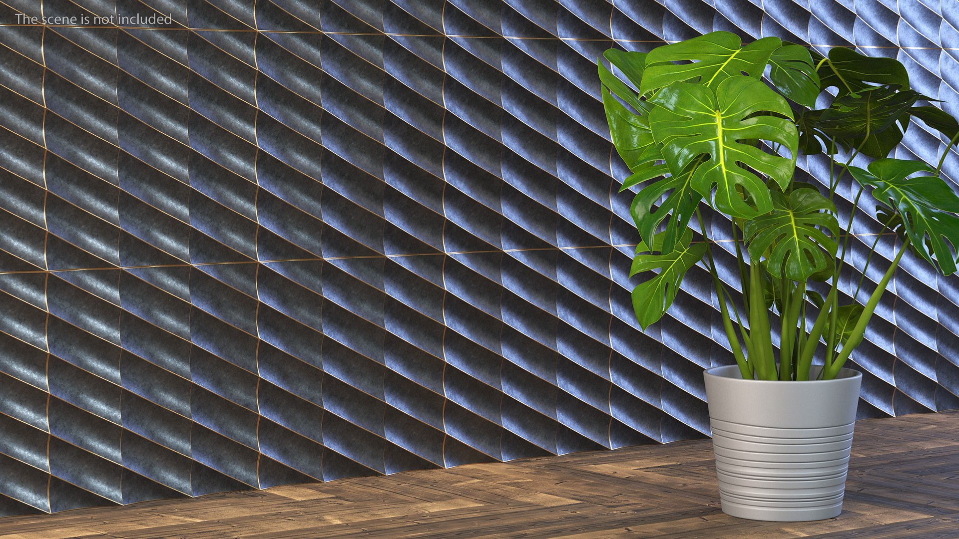 3D Wall Panel Half Pipe Metal 3D - TurboSquid 1907960