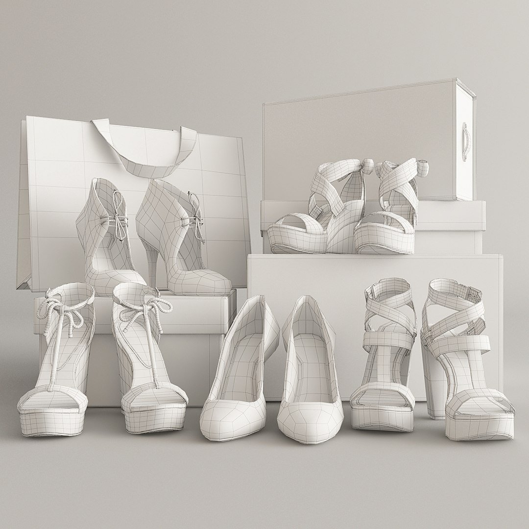 3D Model Shoes - TurboSquid 1480970