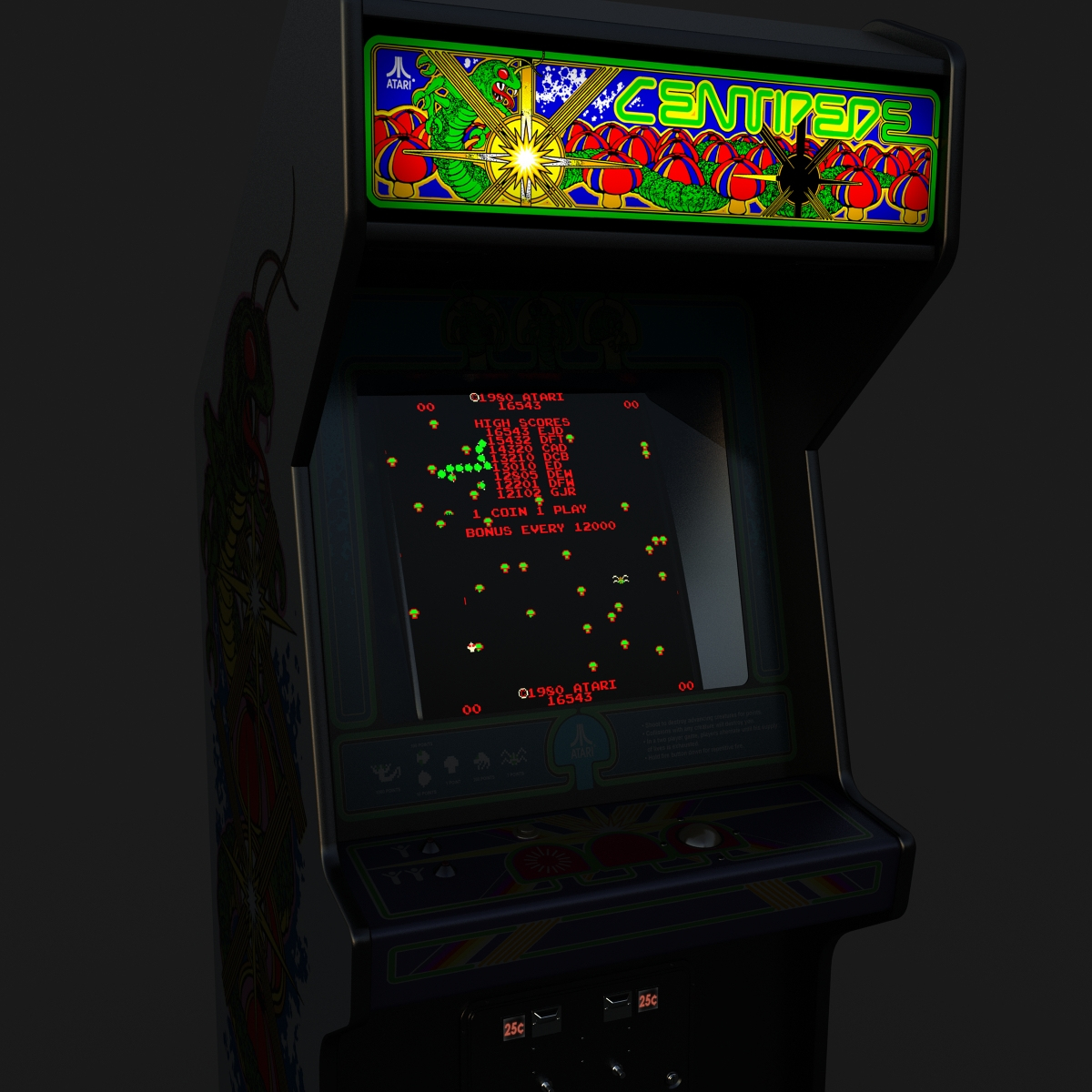 3d 3ds centipede arcade