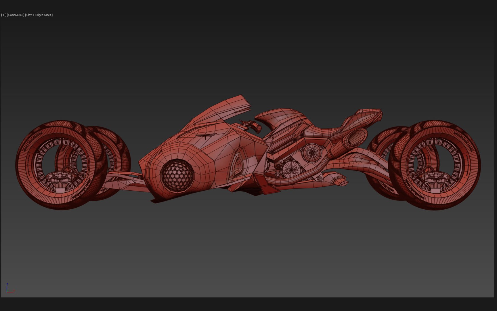 T Bike Four Wheel 11 3D Model - TurboSquid 1981691
