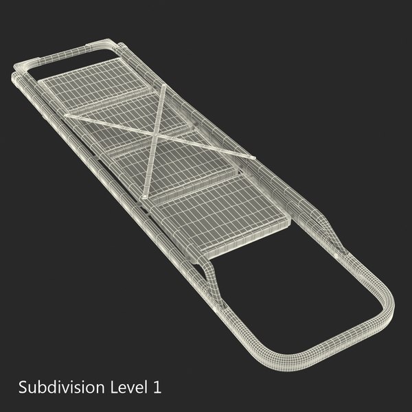 3d model step ladder 2