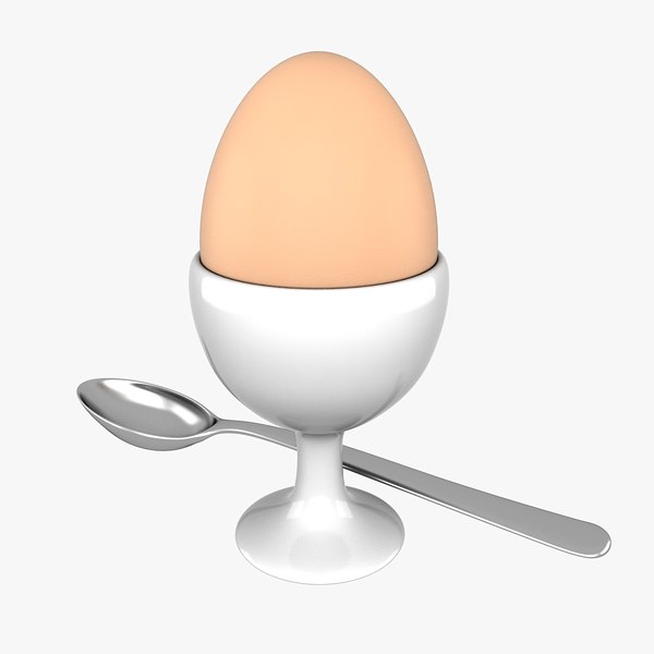 realistic egg 3d obj
