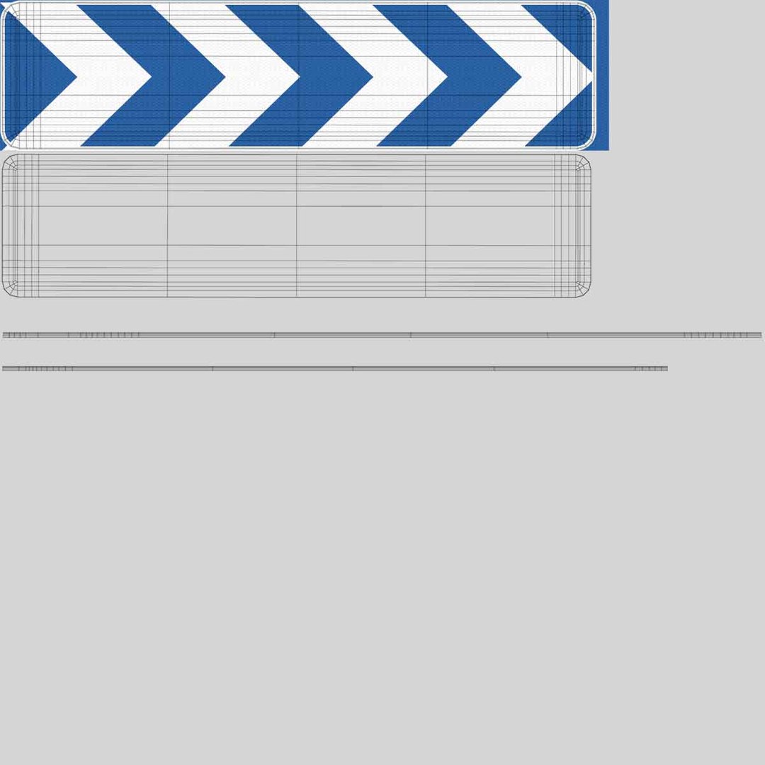 3D Turn Signal Sign model - TurboSquid 2062167