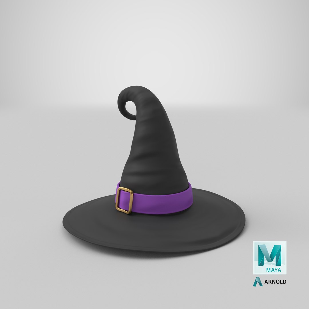 3D Witch Hat Model - TurboSquid 1972024