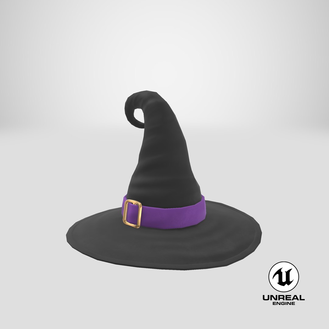 3D Witch Hat Model - TurboSquid 1972024