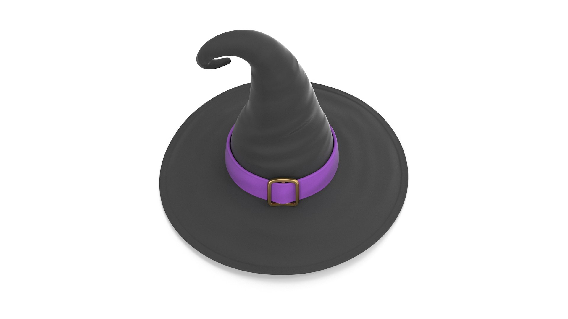 3D Witch Hat Model - TurboSquid 1972024