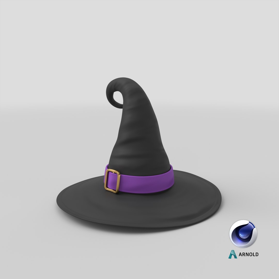 3D Witch Hat Model - TurboSquid 1972024