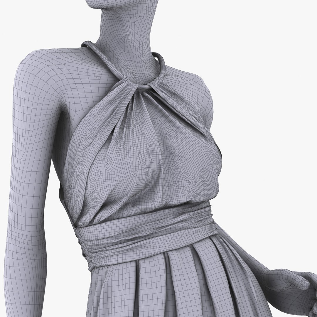 Dress Cloth Mannequin 3D Model - TurboSquid 1647155