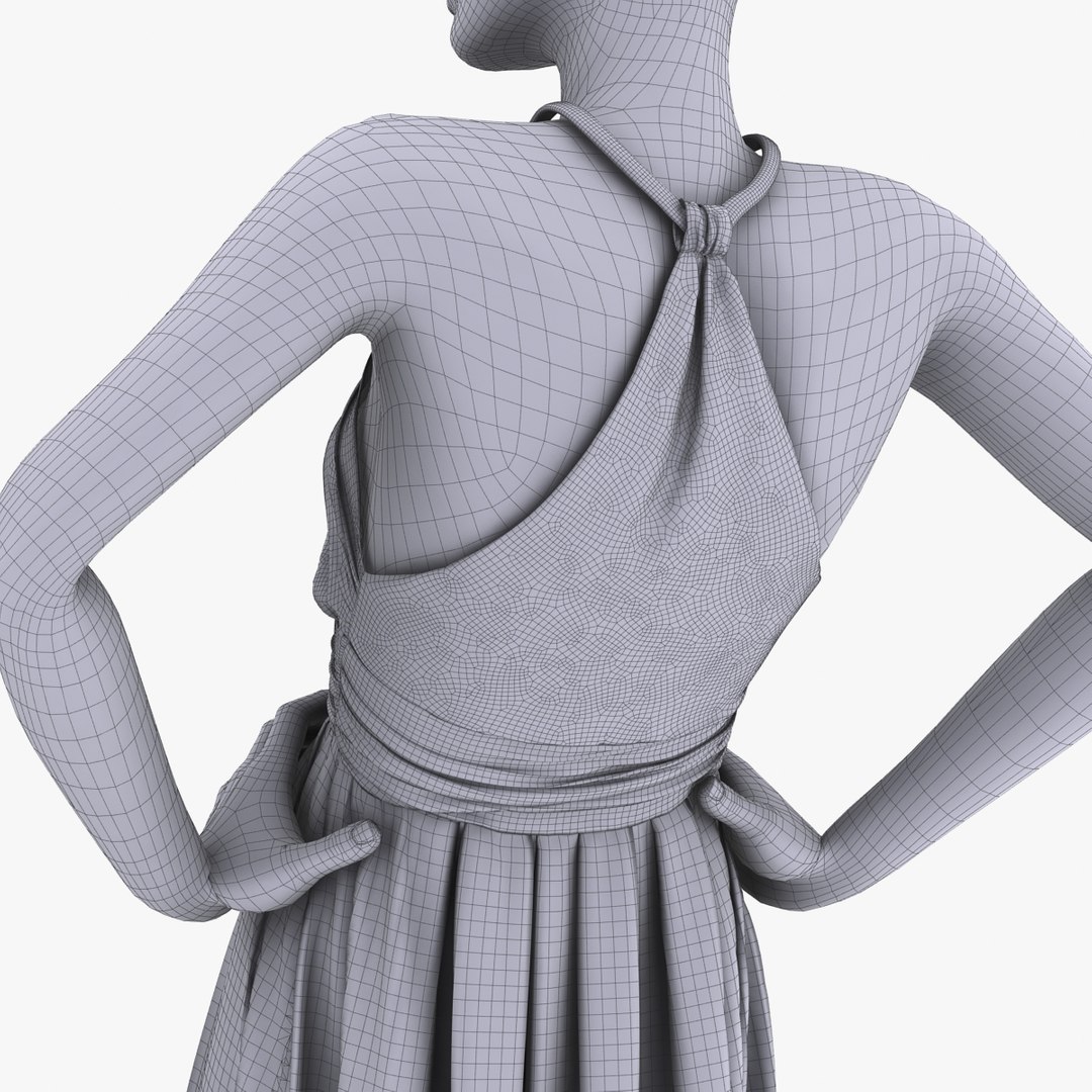 Dress Cloth Mannequin 3D Model - TurboSquid 1647155