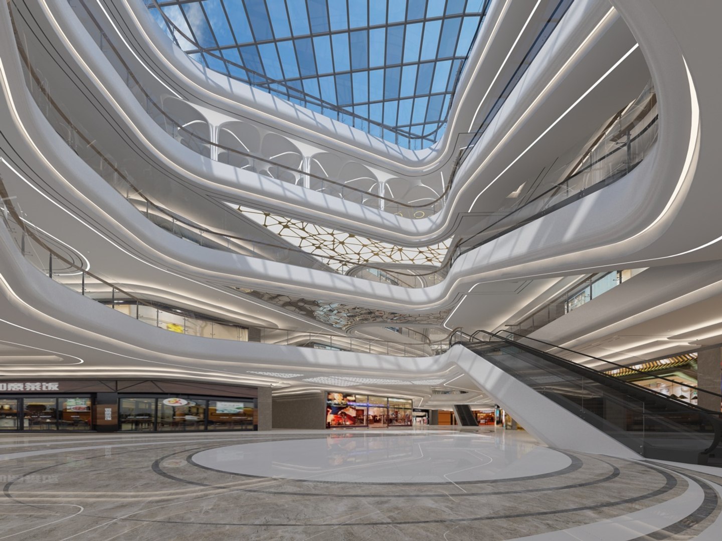 3D Shopping Mall 5 Model - TurboSquid 2049595