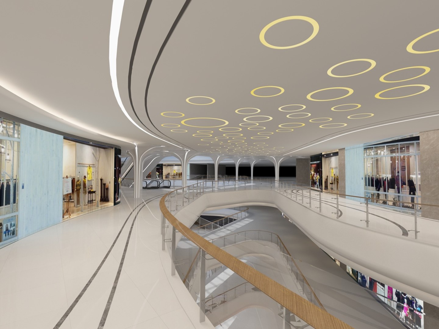 3D Shopping Mall 5 Model - TurboSquid 2049595