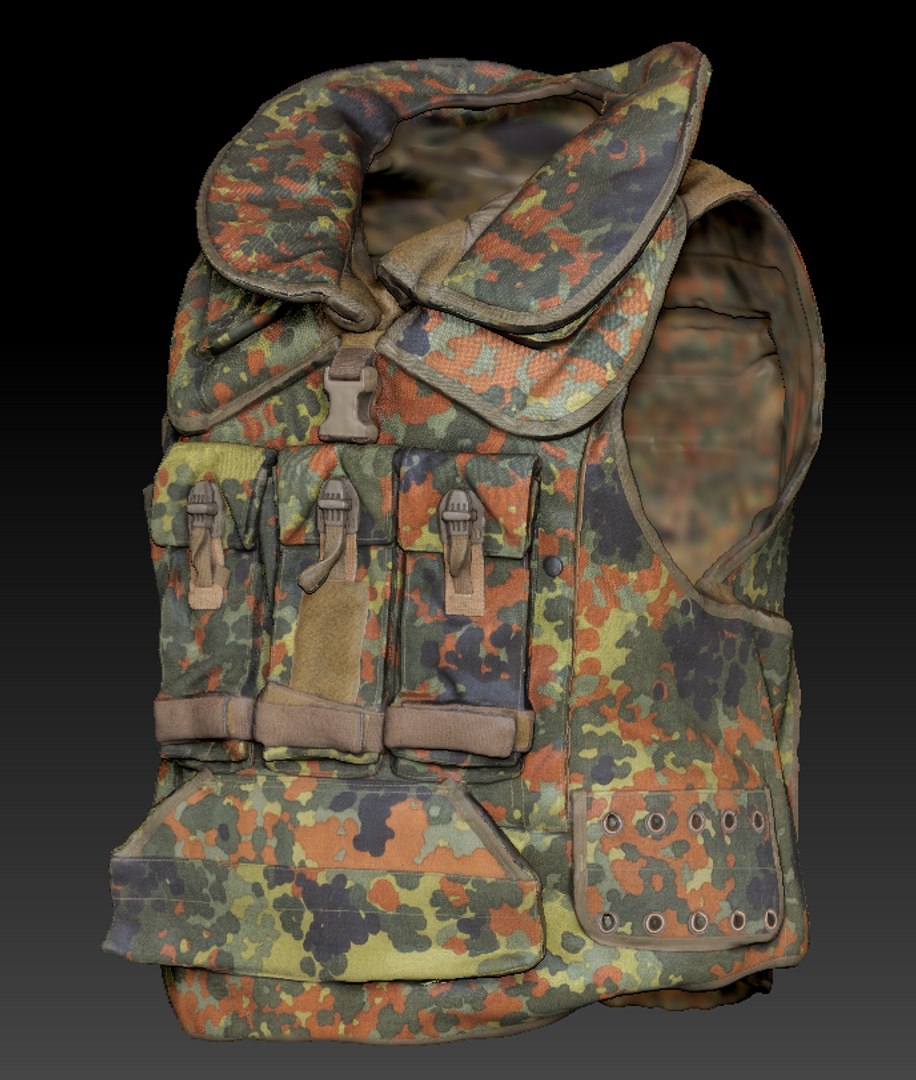 3D model equipped military body armor - TurboSquid 1474191