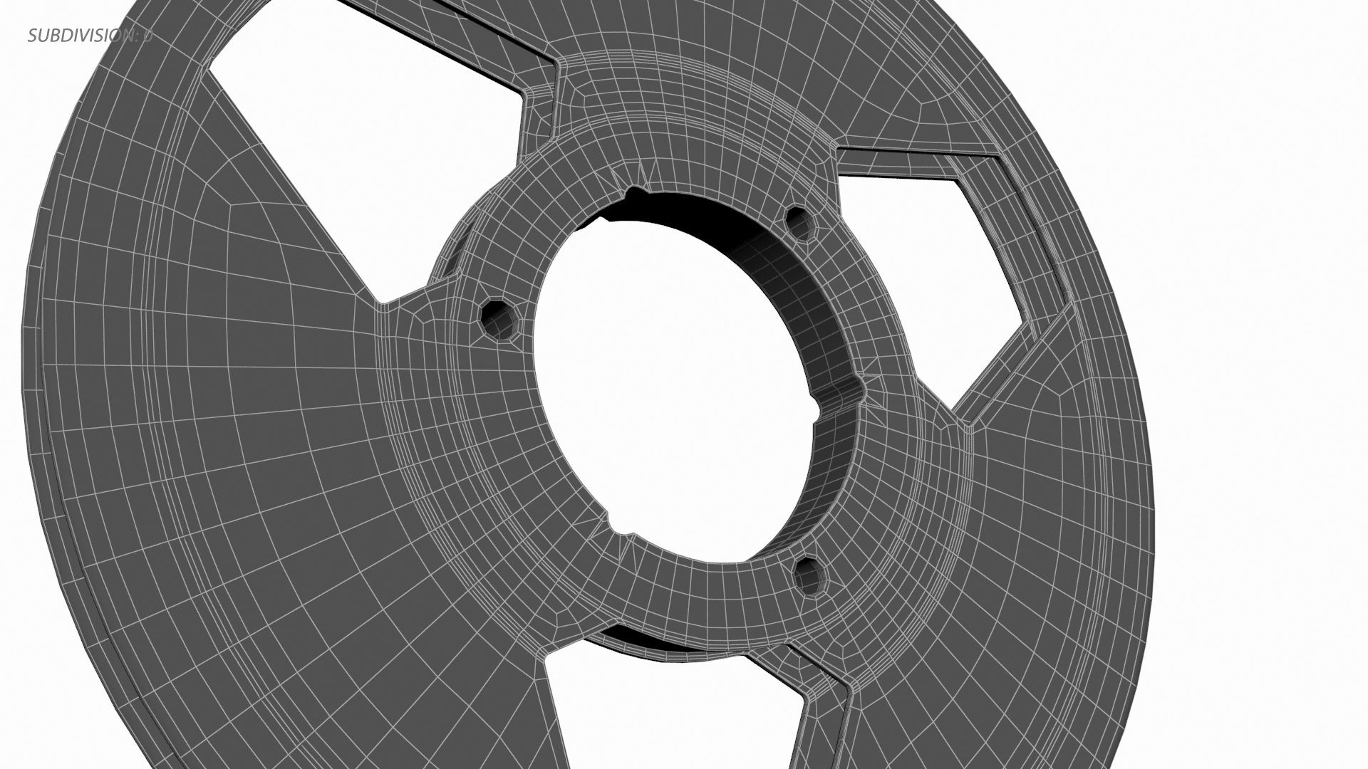 Real To Real Tape 3D Model - TurboSquid 2244217