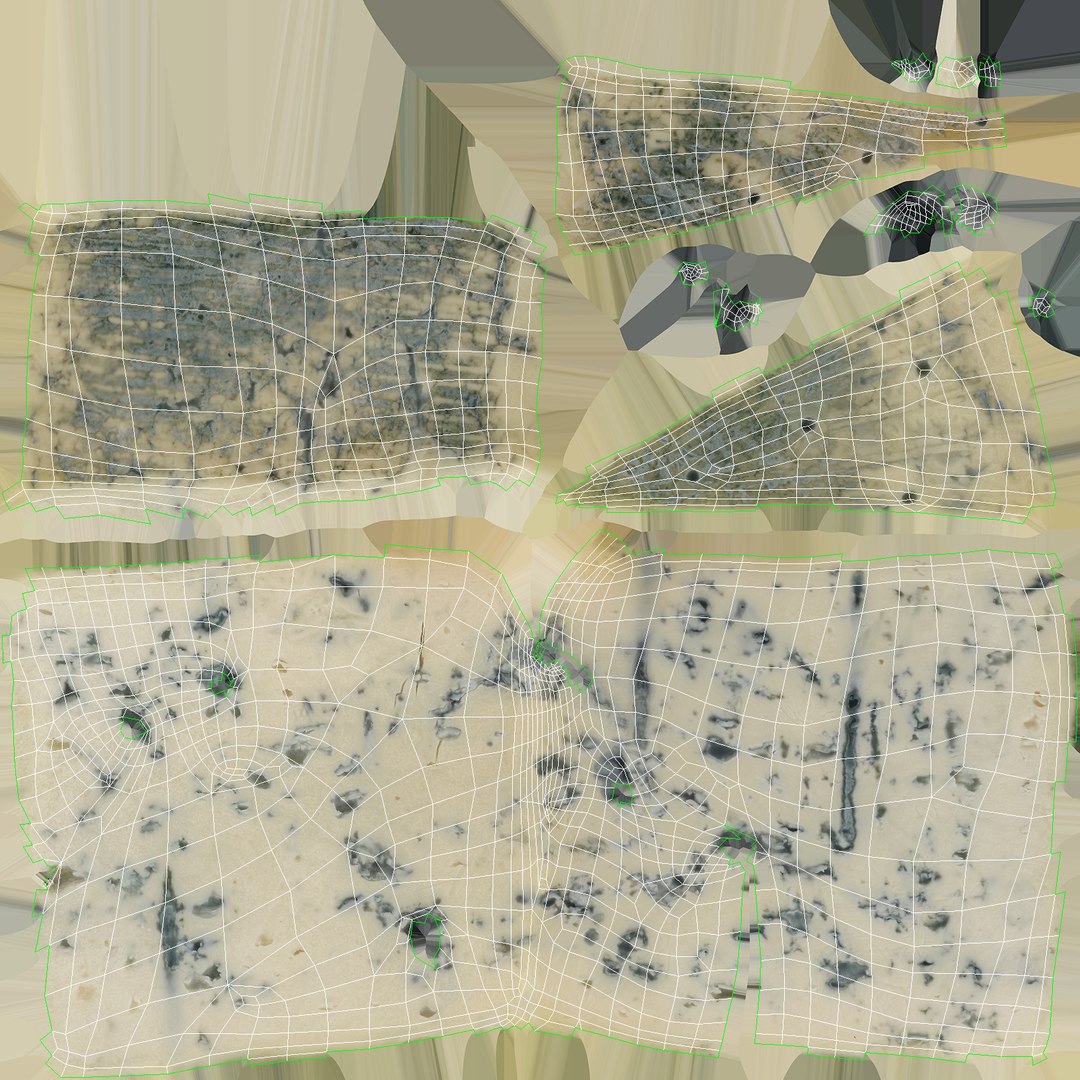 3D Blue Cheese Dorblu - TurboSquid 1857029