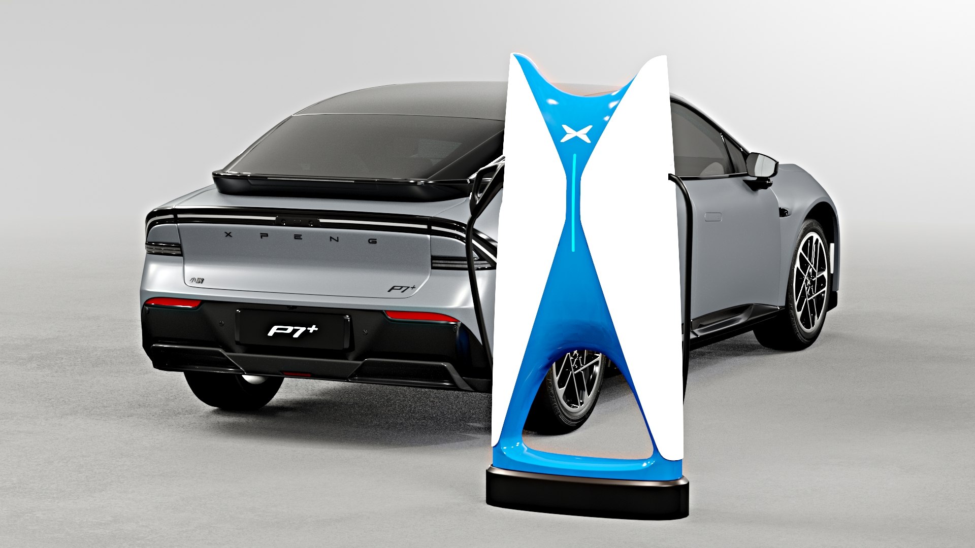 Xpeng P7 Plus 2024 With Interior 3D Model - TurboSquid 2380790