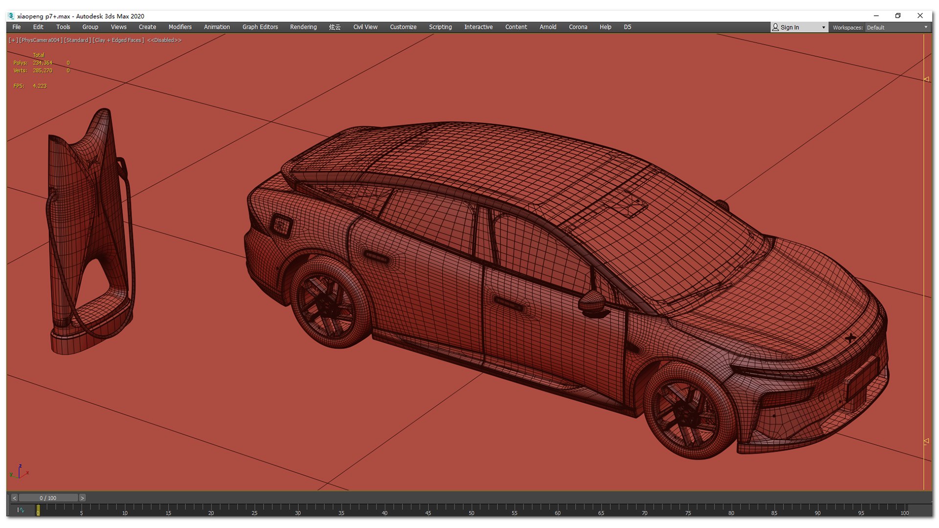 Xpeng P7 Plus 2024 With Interior 3D Model - TurboSquid 2380790