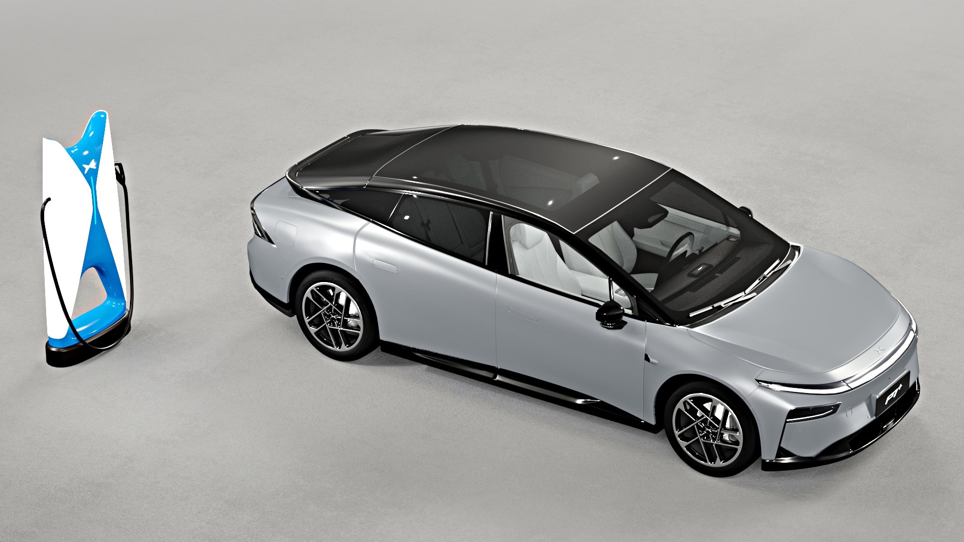 Xpeng P7 Plus 2024 With Interior 3D Model - TurboSquid 2380790