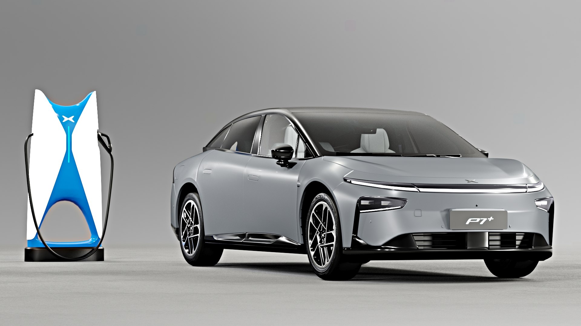 Xpeng P7 Plus 2024 With Interior 3D Model - TurboSquid 2380790