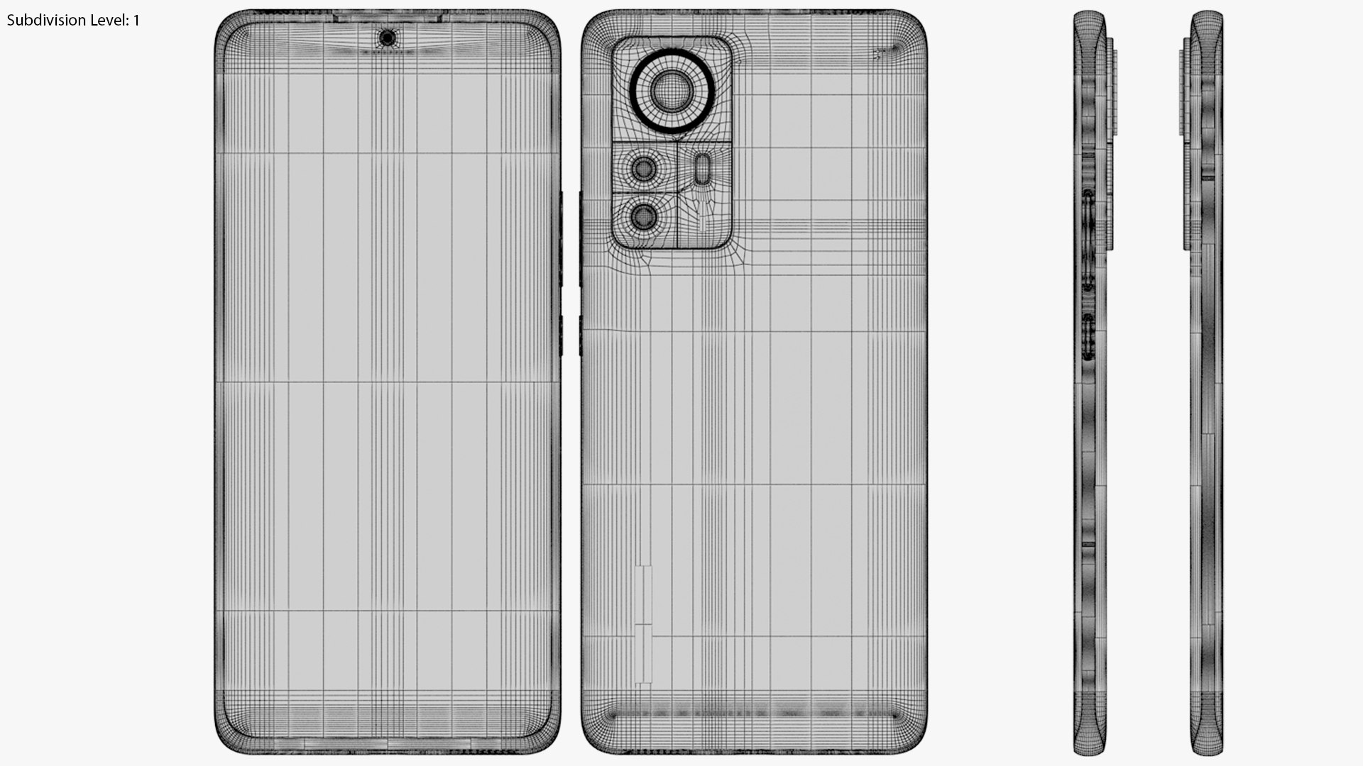 Xiaomi 12 Pro Purple 3D model - TurboSquid 1875240