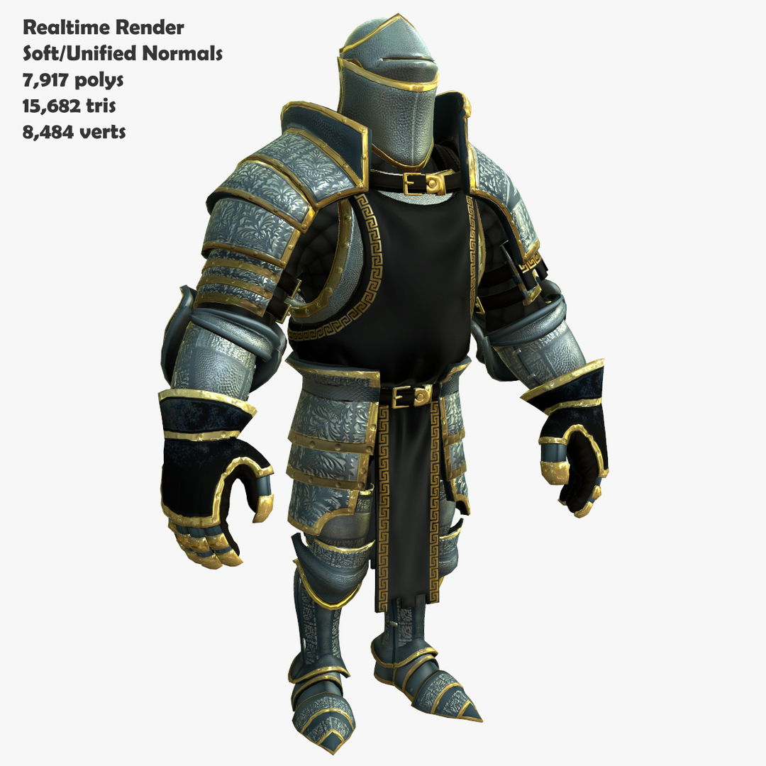 Knight Series 3d Model