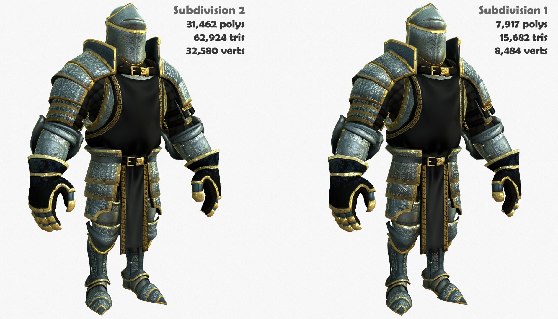 knight series 3d model