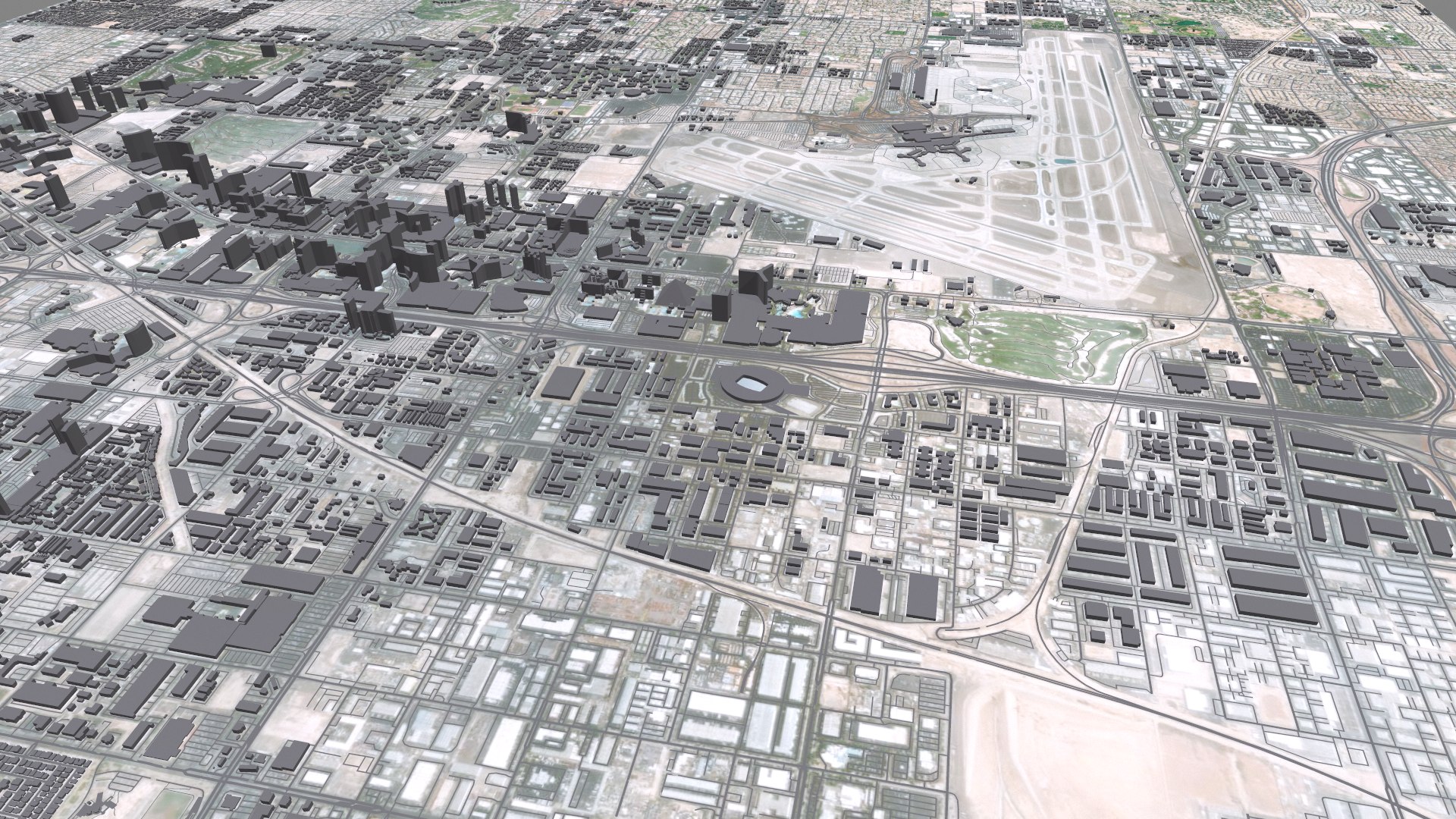 Cityscape Las Vegas Nevada USA 3D 3D Model - TurboSquid 1731492