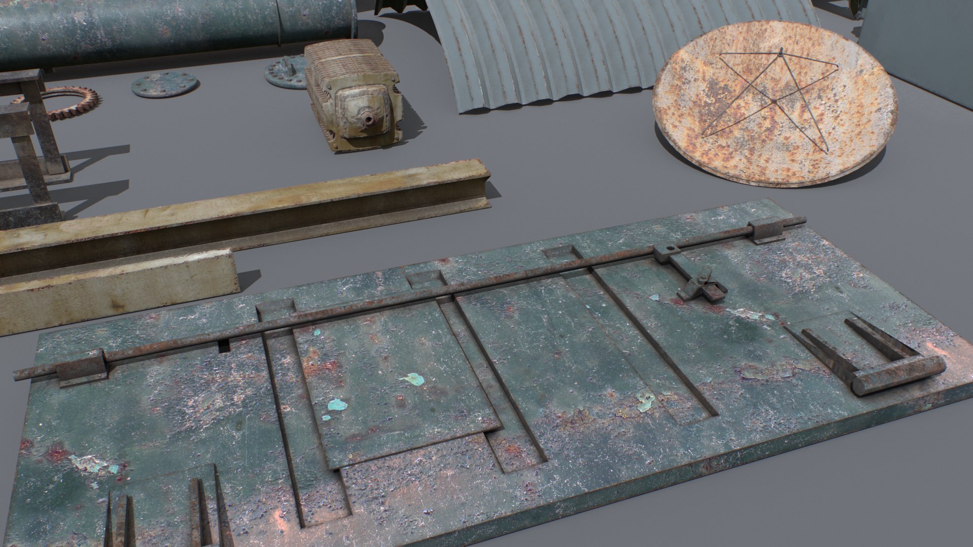 Old Industrial Props Pack 2 3D model - TurboSquid 1797631