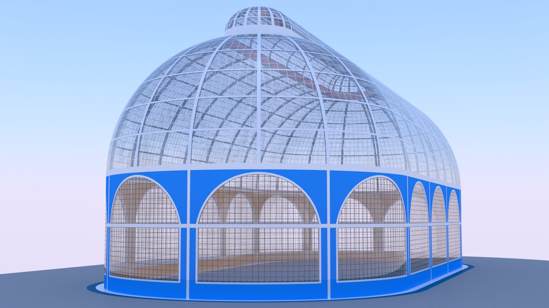 PAvilion Glass Building III 3D Model - TurboSquid 2154873