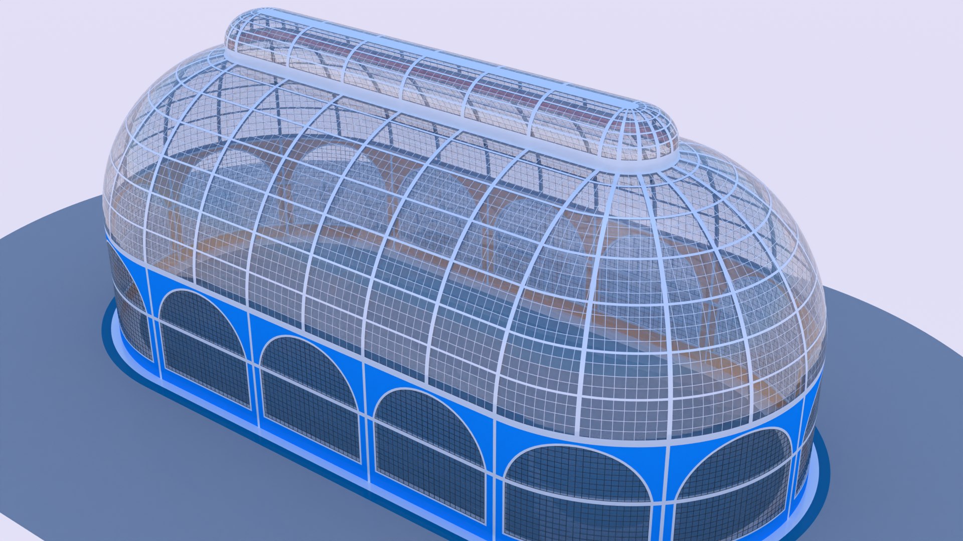 PAvilion Glass Building III 3D Model - TurboSquid 2154873