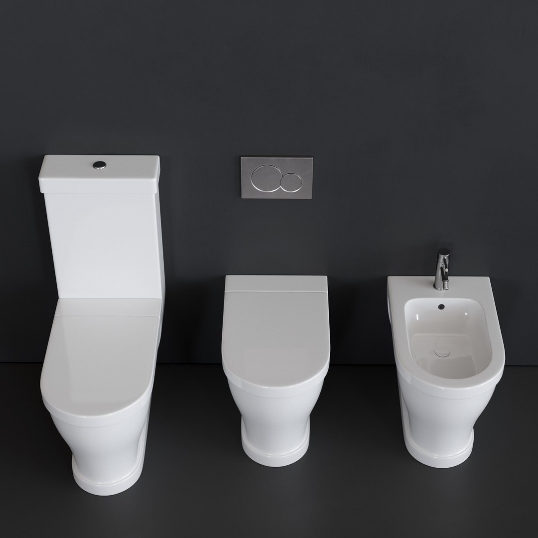 3D toilet opera bidet model - TurboSquid 1323988