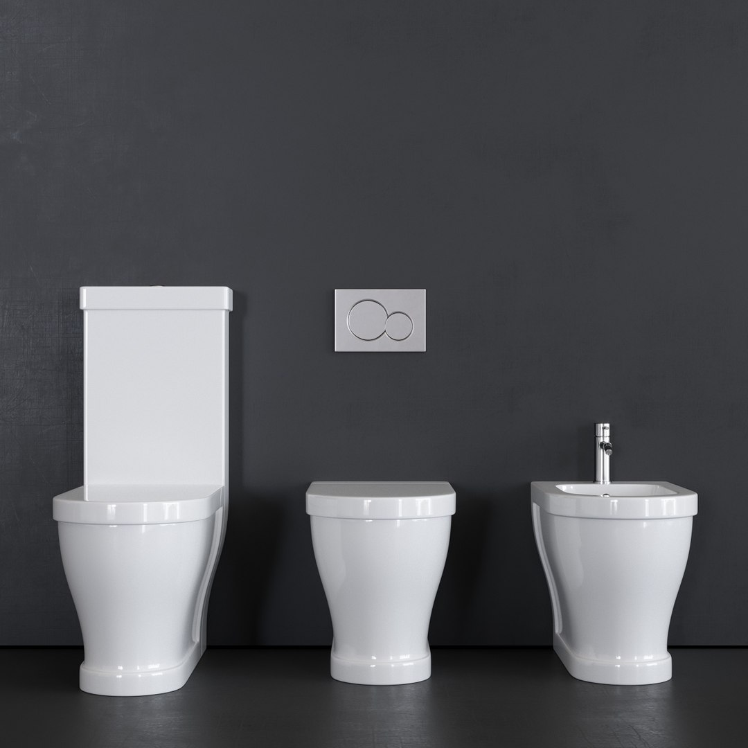 3D toilet opera bidet model - TurboSquid 1323988