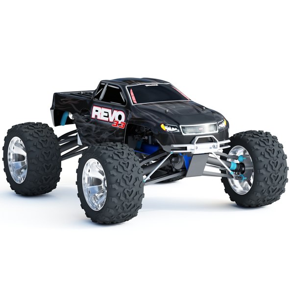 3d rigged car rc model