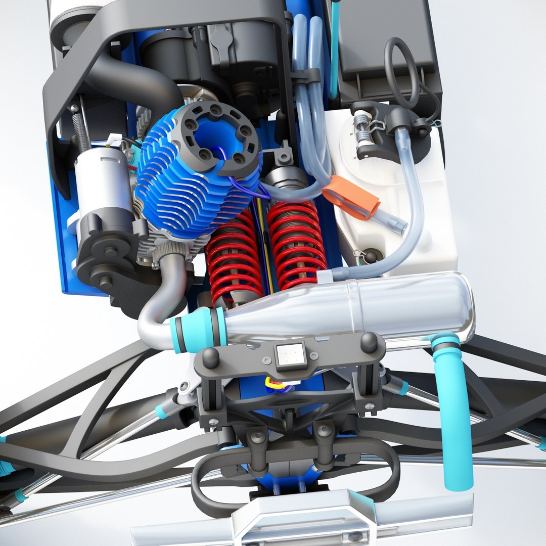 3d Rigged Car Rc Model