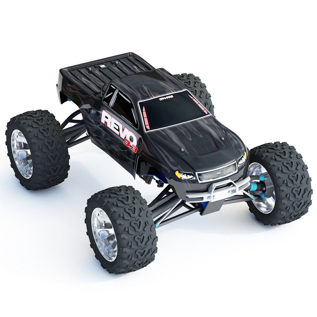 3d Rigged Car Rc Model